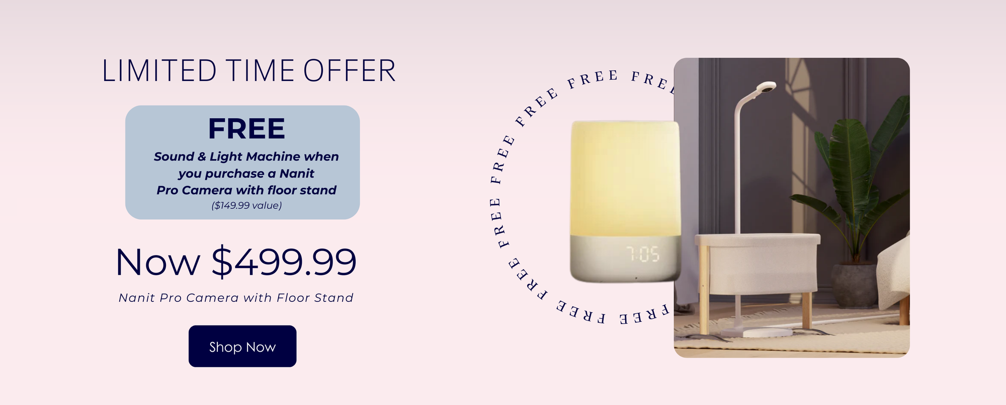 Nanit Canada - Nanit Pro Smart Baby Monitor Tracks Sleep & Breathing