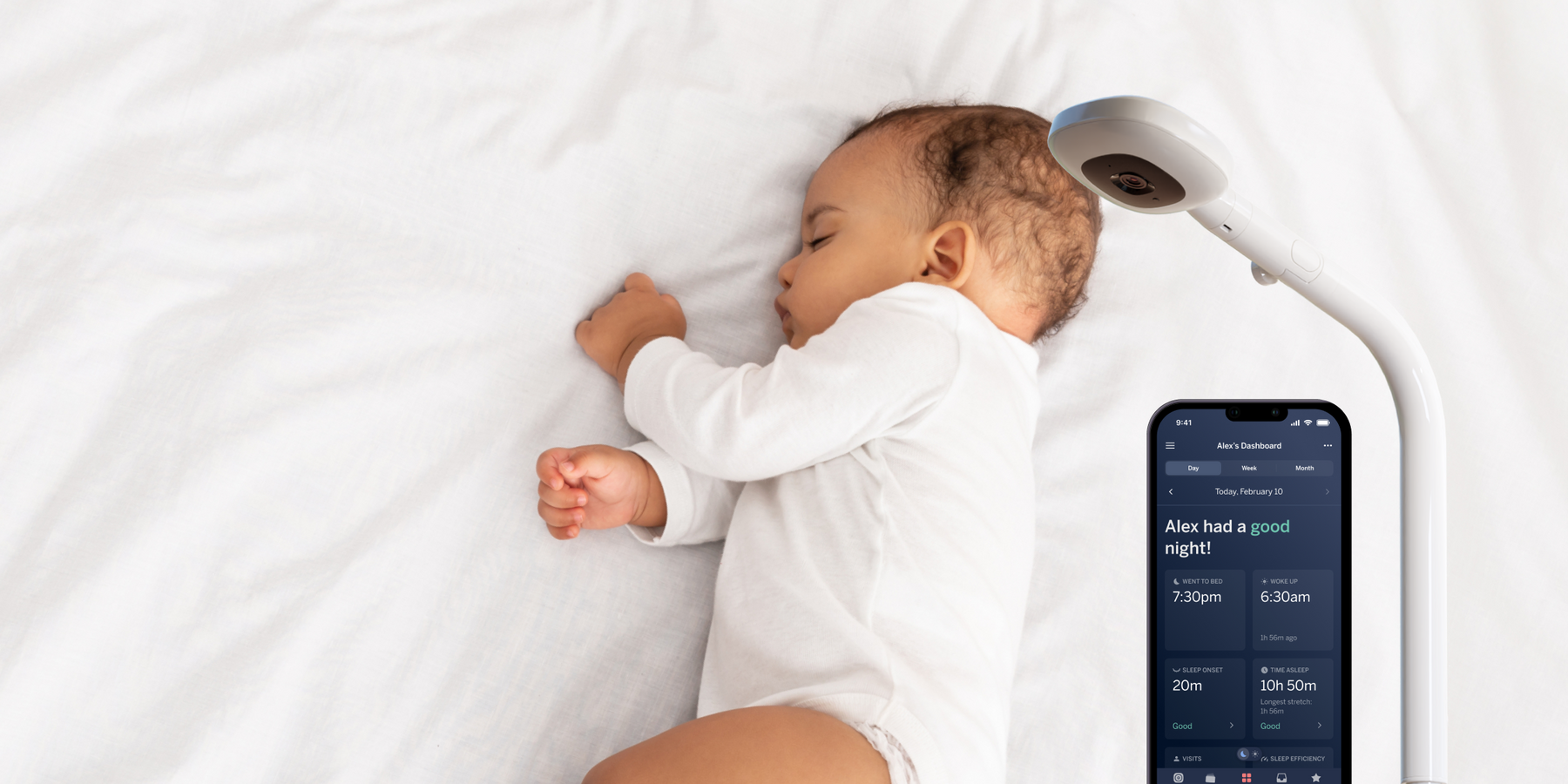 Nanit Canada - Nanit Pro Smart Baby Monitor Tracks Sleep & Breathing