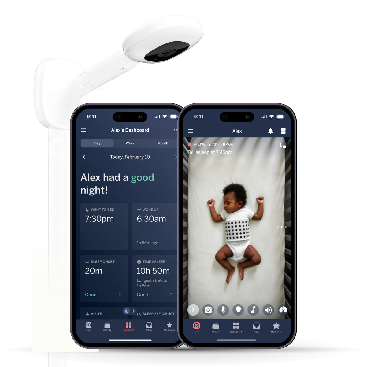 Nanit Pro Baby Camera | HD Monitor Tracks Sleep & Breathing | Nanit