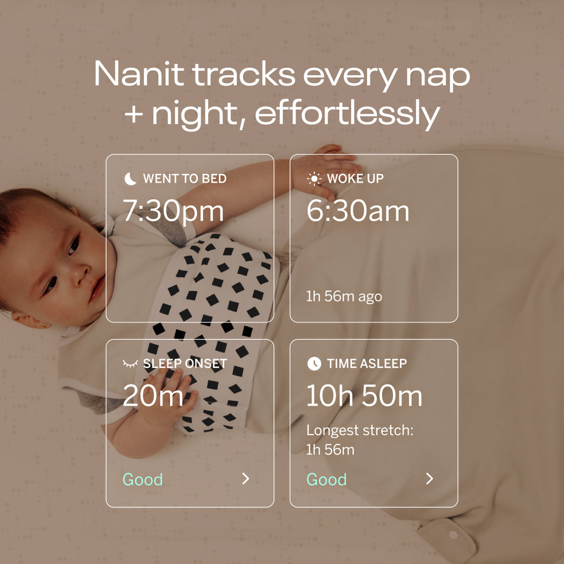 Nanit Pro Baby Camera | HD Monitor Tracks Sleep & Breathing | Nanit