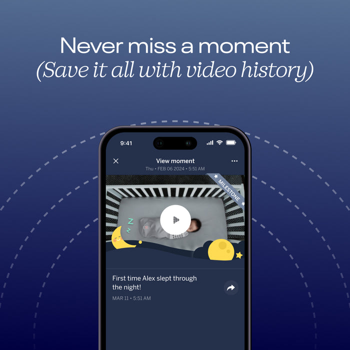 Nanit Pro Baby Camera | HD Monitor Tracks Sleep & Breathing | Nanit