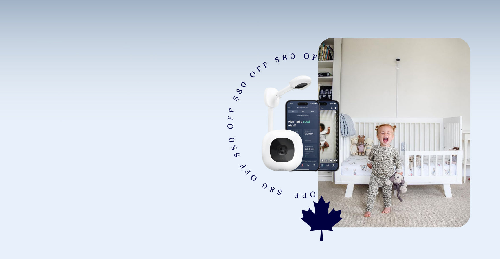 Nanit Canada - Nanit Pro Smart Baby Monitor Tracks Sleep & Breathing