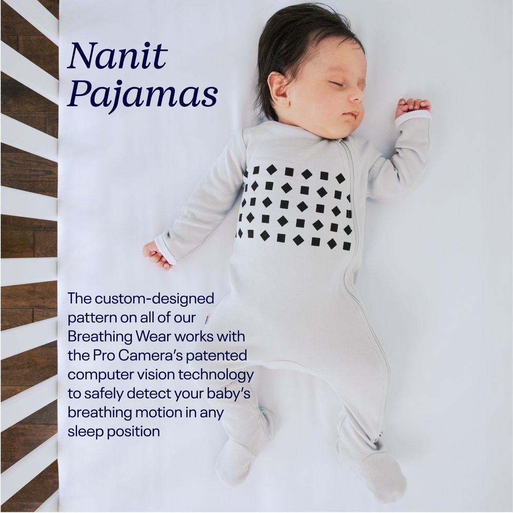 Nanit Pajamas | Baby Cotton Clothes Track Breathing | Nanit